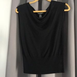 Banana Republic | Tops | Sulk Cashmere Shell In Black | Poshmark